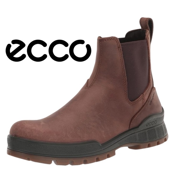 Ecco | Shoes | Nwob 20 Ecco Mens Track 25 Chelsea Cocoa Brown | Poshmark